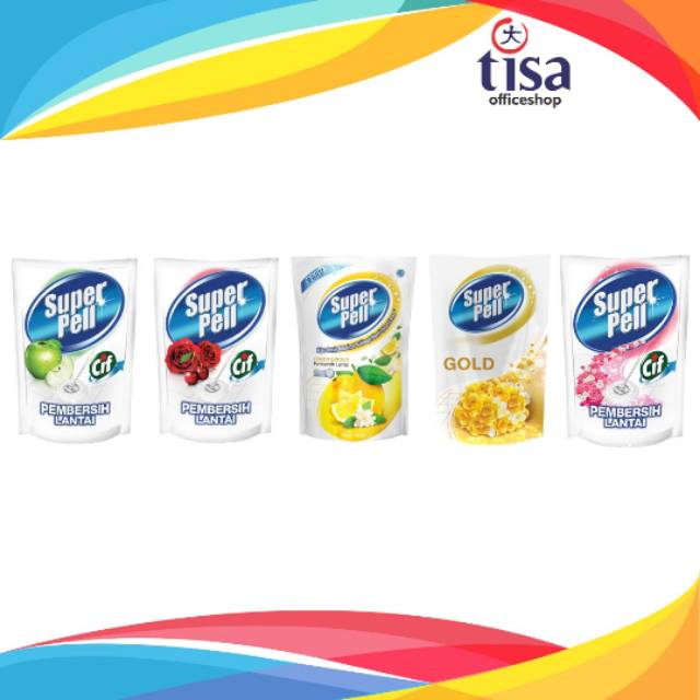 Jual Super pell Pembersih Lantai 770ml refill | Shopee Indonesia