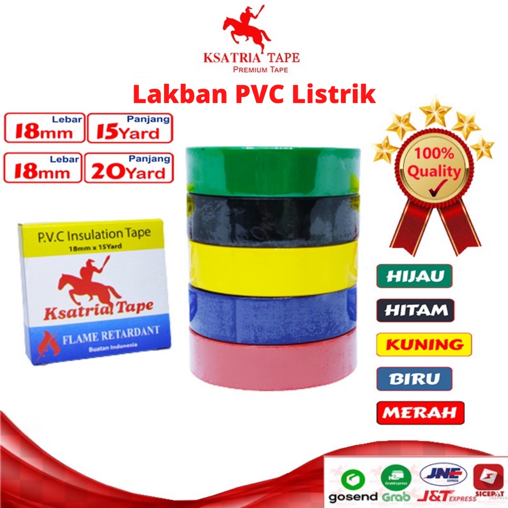 Jual Isolasi / Lakban / Solatip Listrik / Kabel Listrik PVC Dunia ...