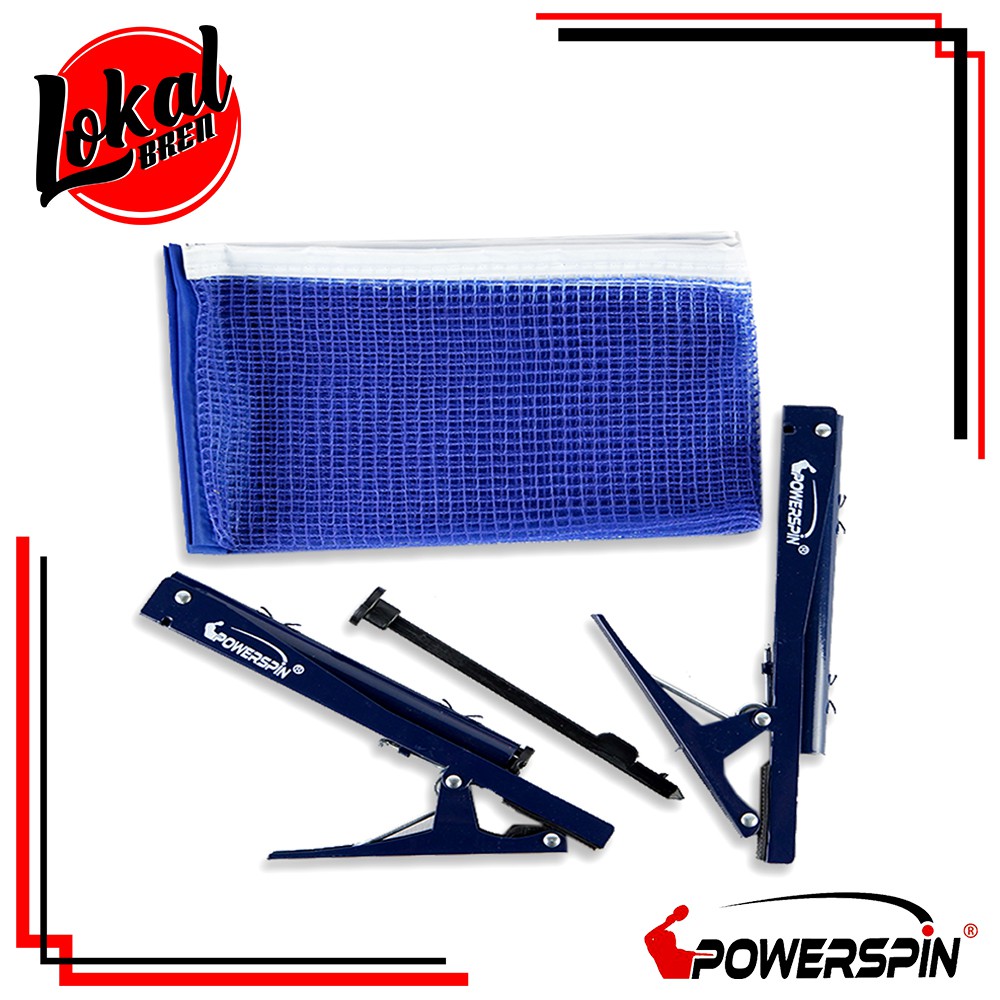 Jual Net Tenis Meja + Tiang Powerspin 330 For Beginner | Shopee Indonesia