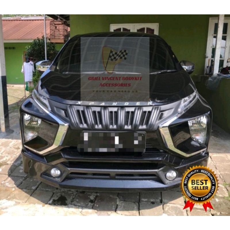 Jual Grill Apollo Xpander full hitam doff model Apolo Gril | Shopee ...