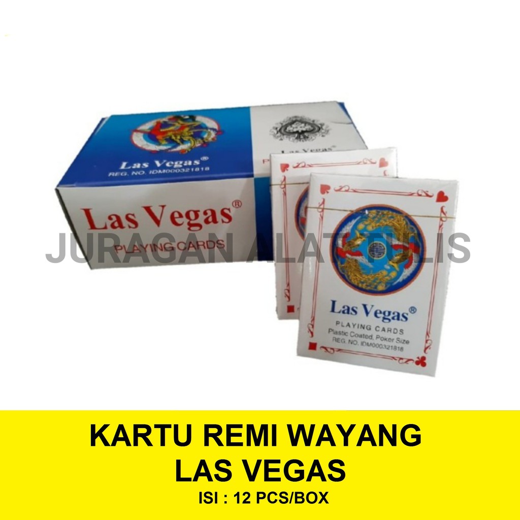 Jual KARTU REMI WAYANG LAS VEGAS | Shopee Indonesia