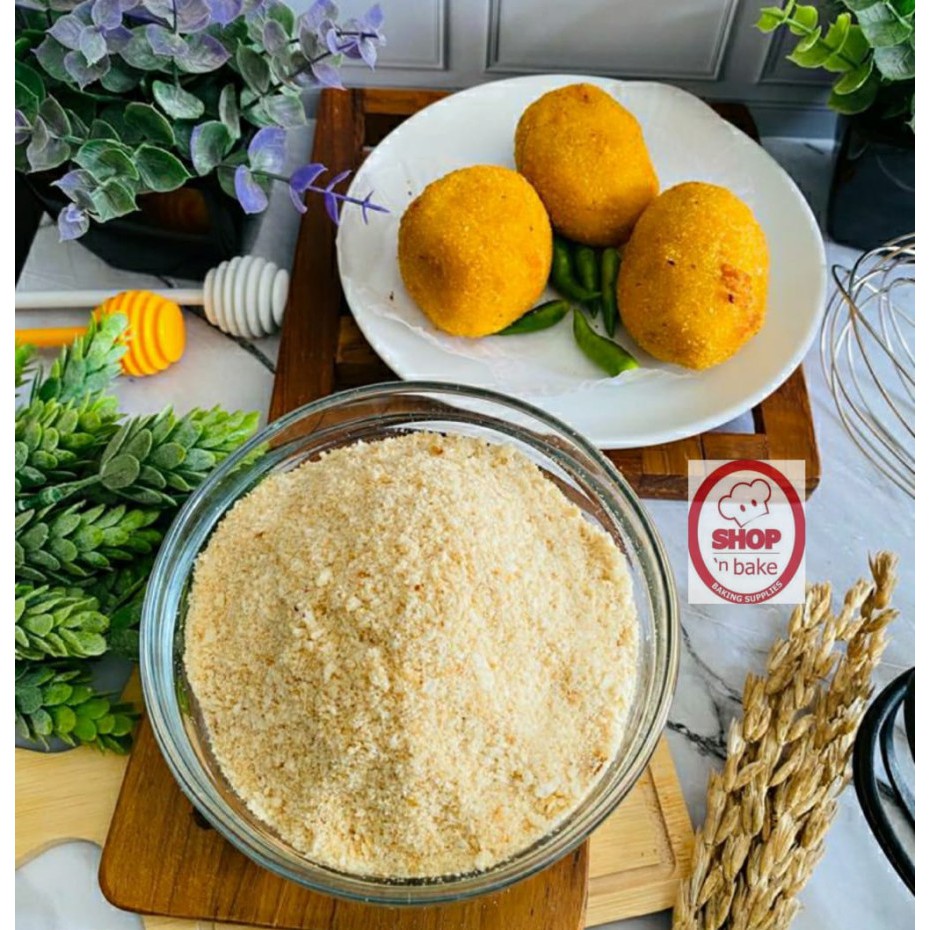 Jual Tepung Panir/Panko Tepung Roti Halus Repack 500gr | Shopee Indonesia