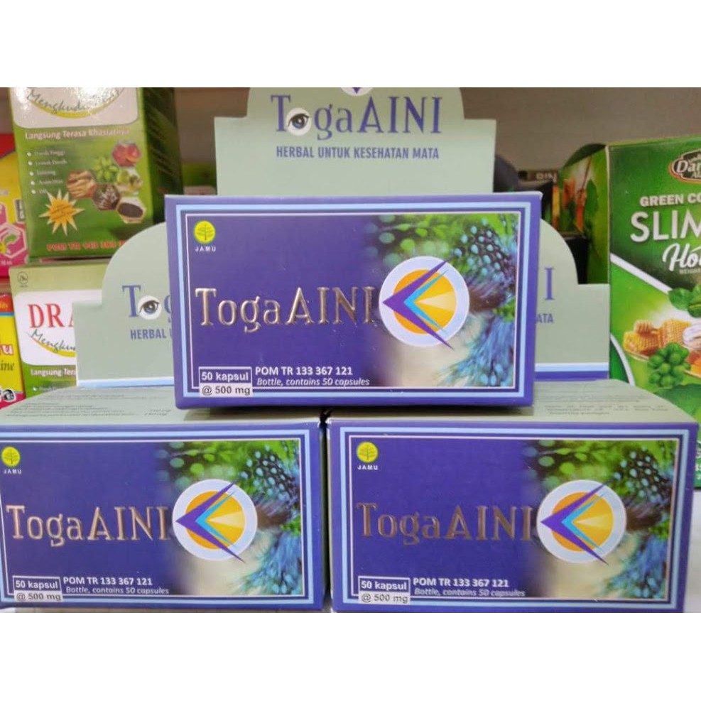 Jual Kapsul Toga Aini Obat Herbal Memelihara Kesehatan Mata isi 50 ...