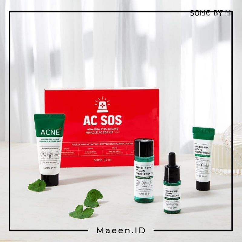 Jual Some by Mi AHA BHA PHA 30 Days Miracle AC SOS Kit | Shopee Indonesia