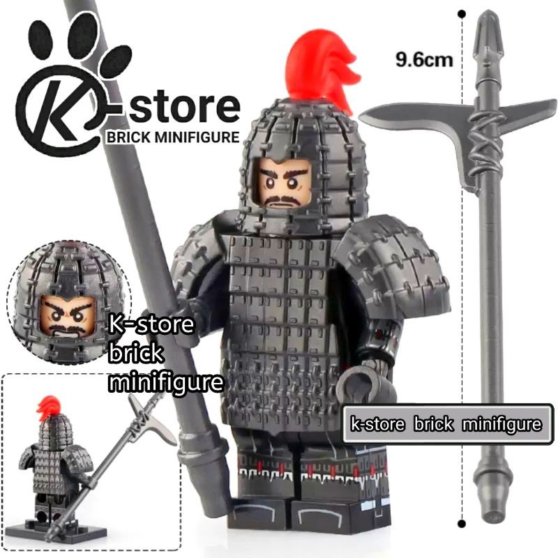 Jual lego qin dynasty heavy armour armor halberd man minifigure ...