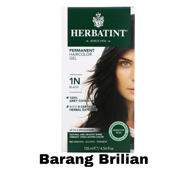 Jual Herbatint Permanent Hair Color Gel 134 mL Pewarna rambut alami ...
