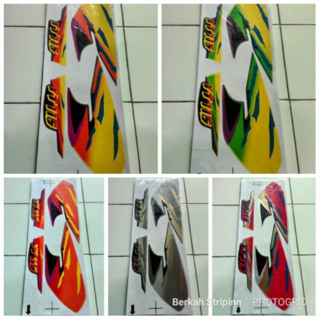 Jual (Bisa COD) Striping Stiker Lis Motor Yamaha YT 115 | Shopee Indonesia