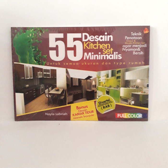 Jual Buku Arsitek - 55 Desain Kitchen Set Minimalis | Shopee Indonesia