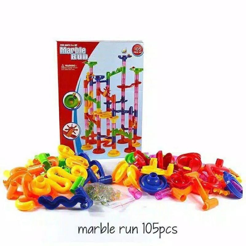 Jual Mainan Anak Marble Run Pipeline Toys edukasi susun pipa kelereng ...