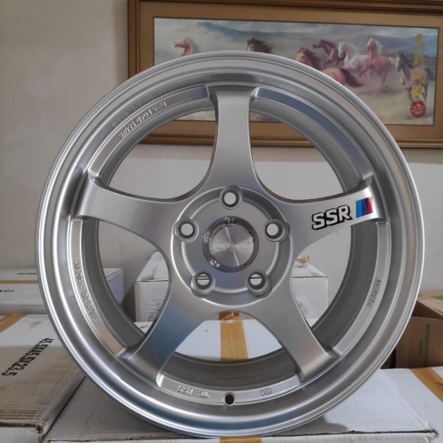 Jual Velg Mobil SSR L2SR05 Ring 16x7.0 Pcd 5x114.3 ET+38 Hyper Silver ...
