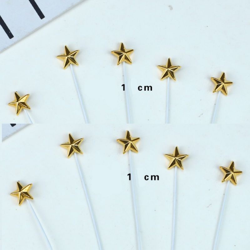 Jual Topper Aesthetic Bulan Bintang Hati Pearl Mutiara Lampu Kawat ...