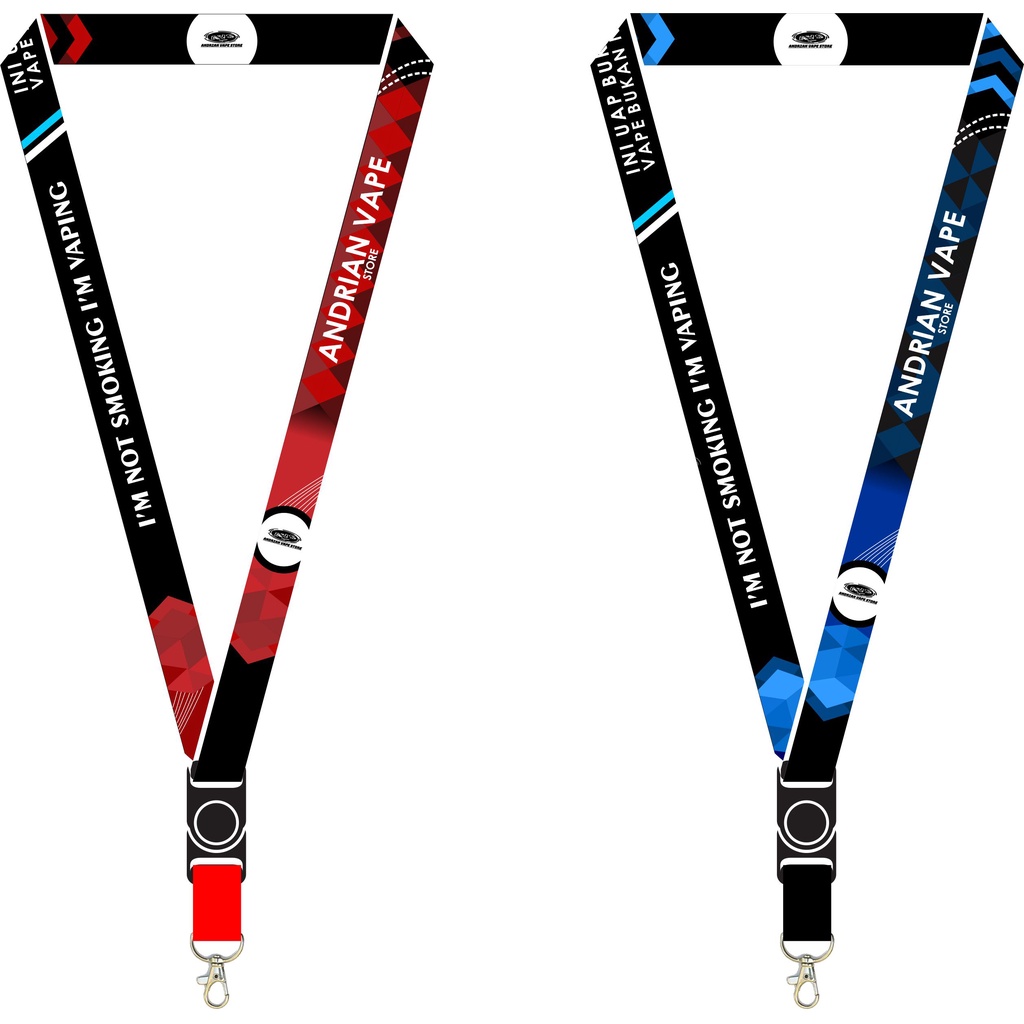 Jual Jasa Desain lanyard tali lanyard idcard printing dan sablon ...