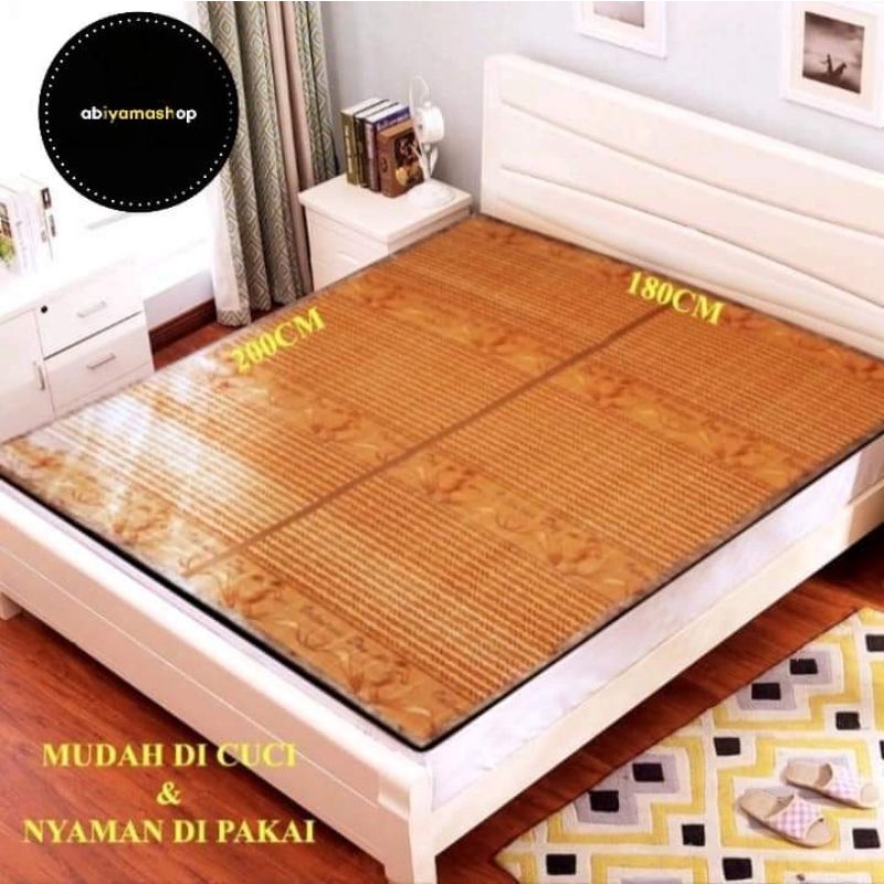 Jual (Ready~Medan) Tikar Bambu TATAMI | Tikar Lipat Bambu 180 x 200 cm ...
