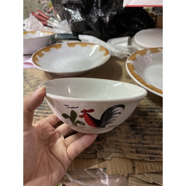Jual ECER ANKA PIRING MANGKOK MANGKUK MAKAN BATIK 1 Pcs PIRING MAKAN ...