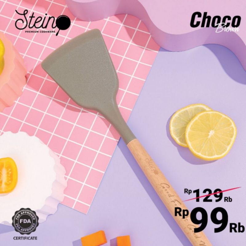 Jual Steincookware New Octa stein cookware sutil spatula miniset ...