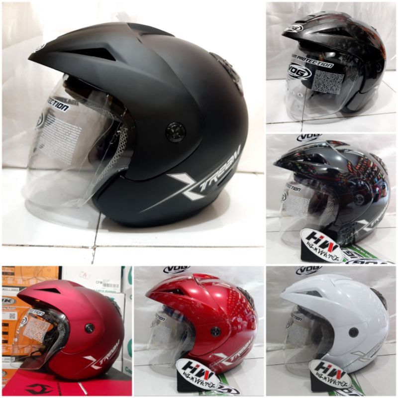 Jual HELM STANDART VOG XTREAM SOLID | Shopee Indonesia