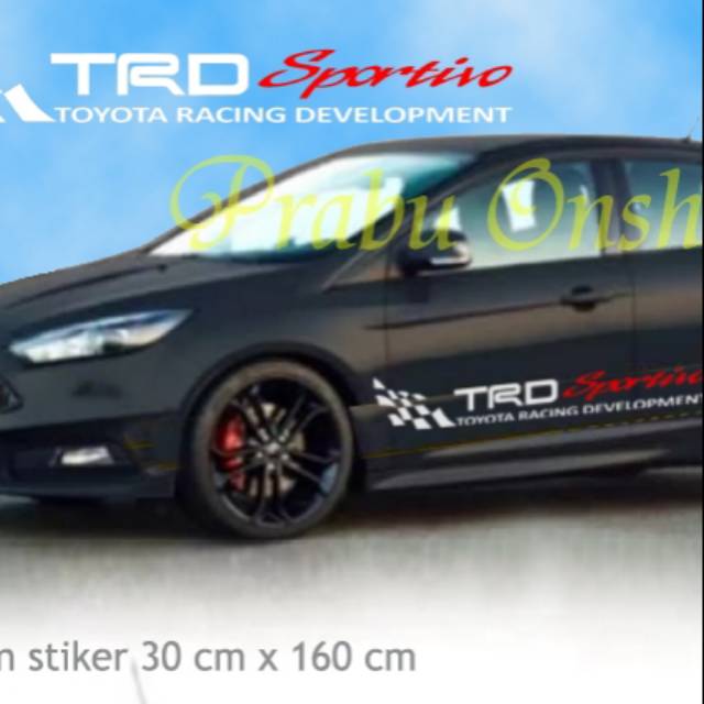 Jual Stiker Sticker TRD Mobil Cutting Stiker | Shopee Indonesia