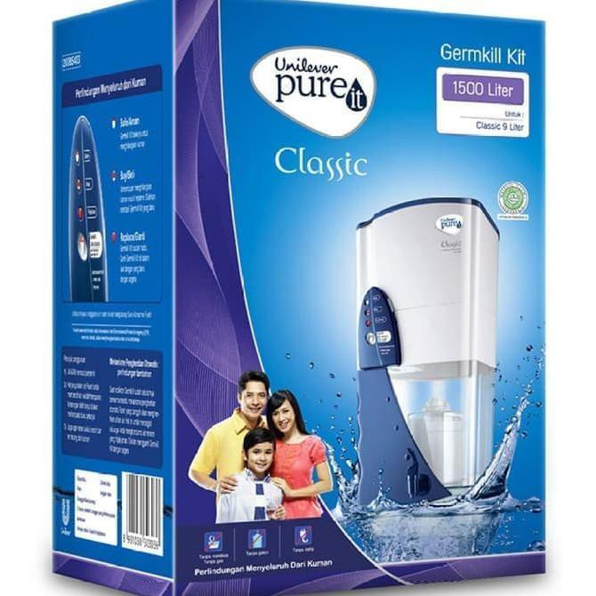 Jual Unilever Pure It Germkill Kit Pureit Classic 9L Kapasitas 1500L ...