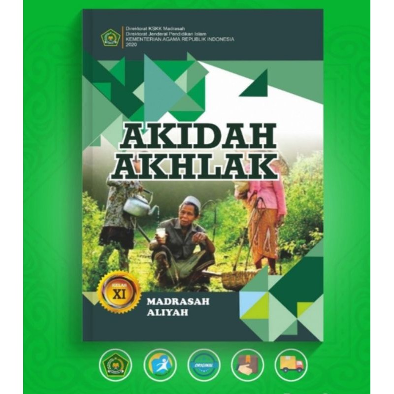 Jual ORI buku siswa akidah akhlak k13 kemenag untuk Madrasah Aliyah kelas 11 edisi revisi ...