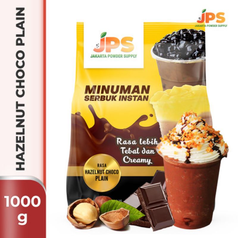 Jual JPS bubuk minuman Choco Hazelnut plain (cokelat hazelnut) 1 kg di ...