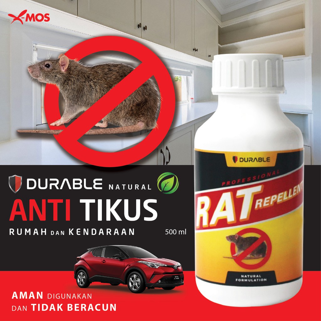 Jual Durable Anti Tikus Penguris Tikus Mobil Rumah Rat Repellent Refill ...