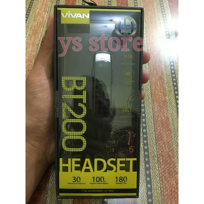 Jual Headset Bluetooth VIVAN BT200 (Original 100%) | Shopee Indonesia