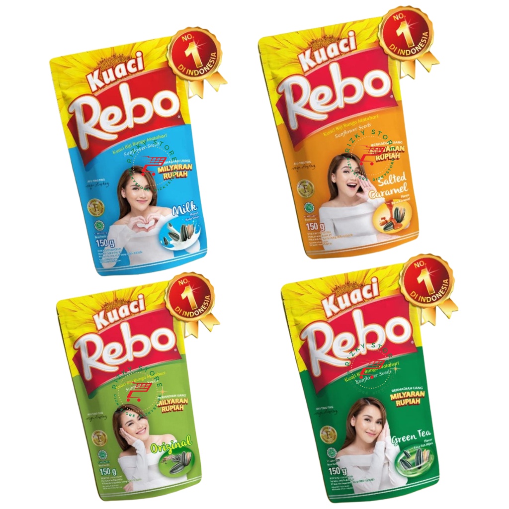 Jual Kuaci Rebo 150 Gram Shopee Indonesia