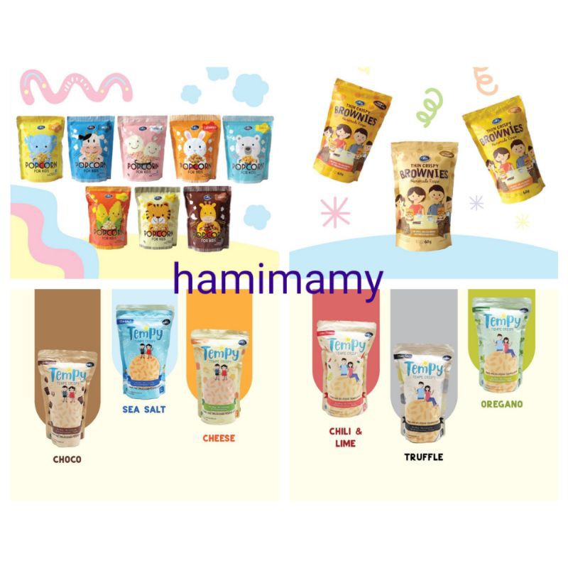 Jual Abe food popcorn anak kokobi bites baenana thin brownies crispy ...