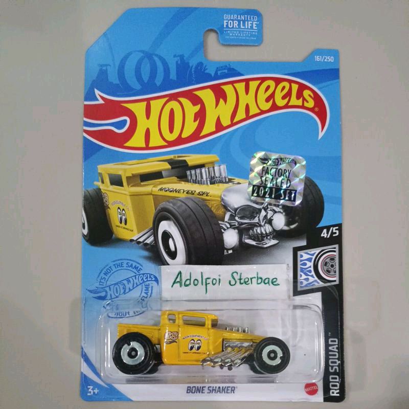 Jual hotwheels hot wheels bone shaker factory sealed short card larry wood 50th anniversary ...