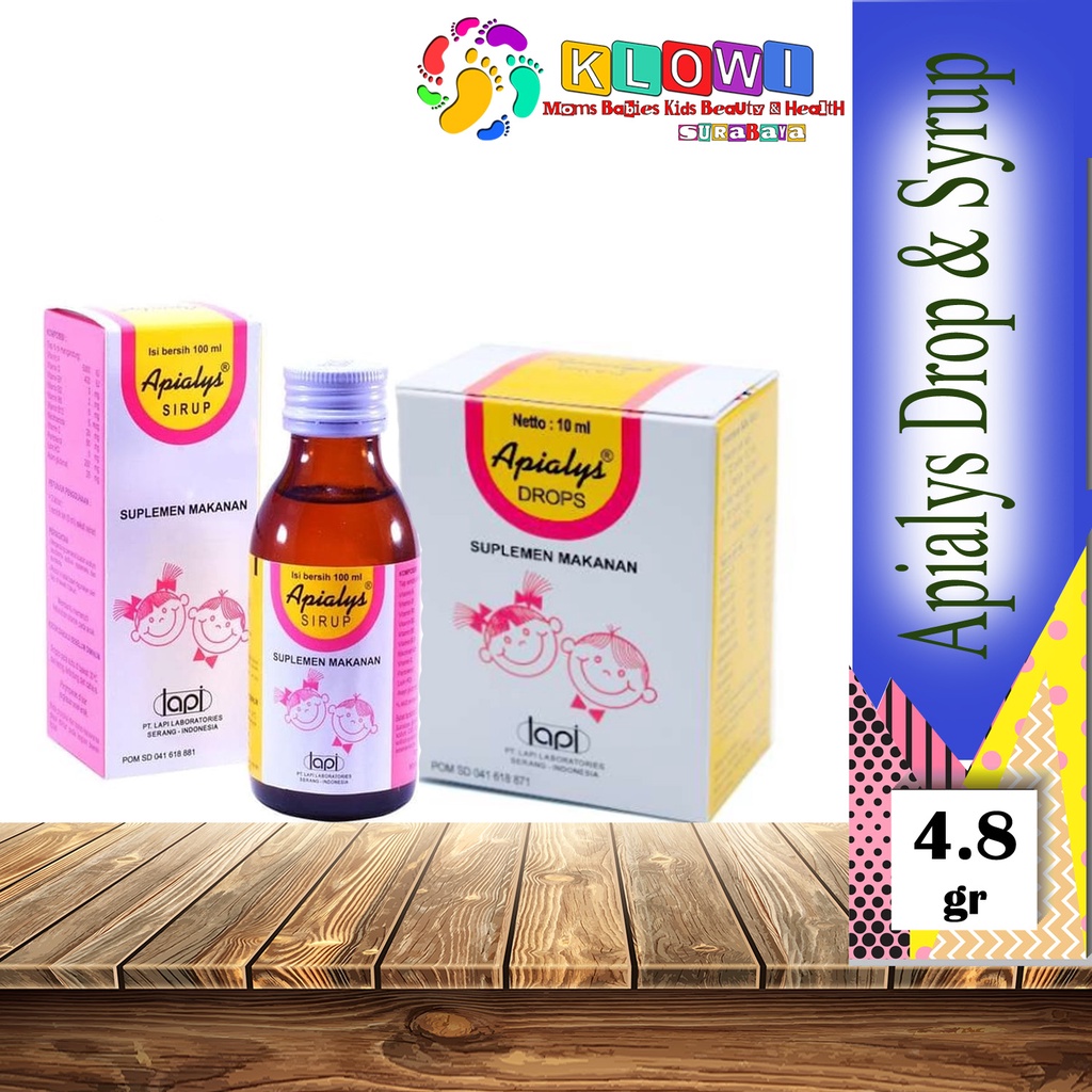 Jual Apialys Drops 10 ml - Apialys Syrup 100 ml / Multivitamin Anak ...