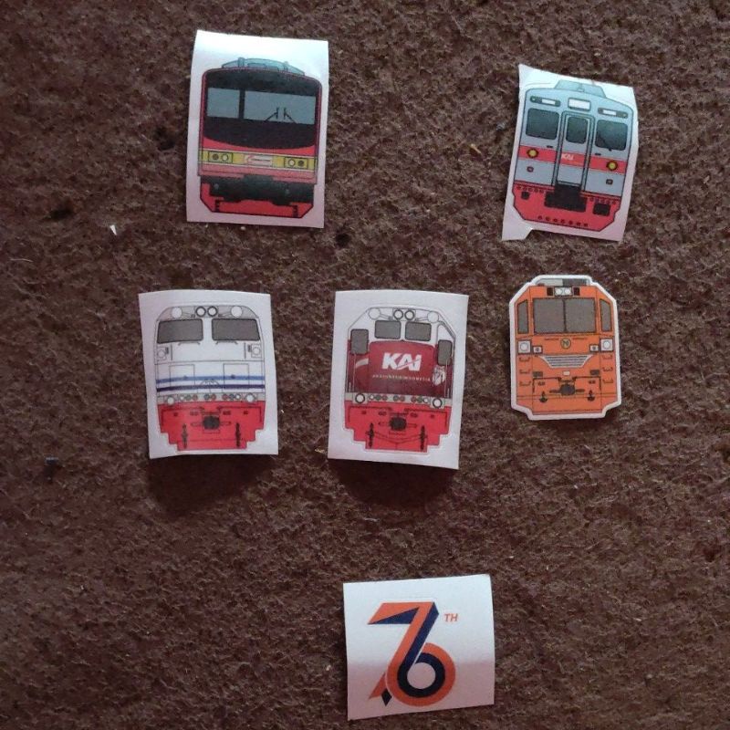 Jual Stiker kereta lokomotif KRL tampak depan | Shopee Indonesia