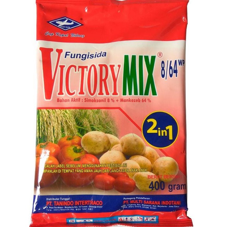Jual Fungisida VICTORY Mix 8/64WP Pestisida Pengendali Hama Bercak dan ...