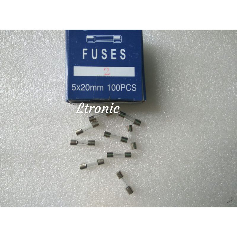 Jual FUSES KACA KECIL 5X20MM FUSE SEKRING KACA | Shopee Indonesia