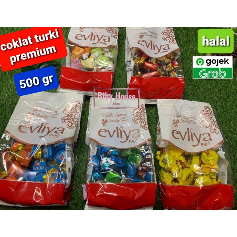 Jual COKLAT EVLIYA TURKI HALAL OLEH OLEH HAJI UMROH 500 GR PREMIUM ...