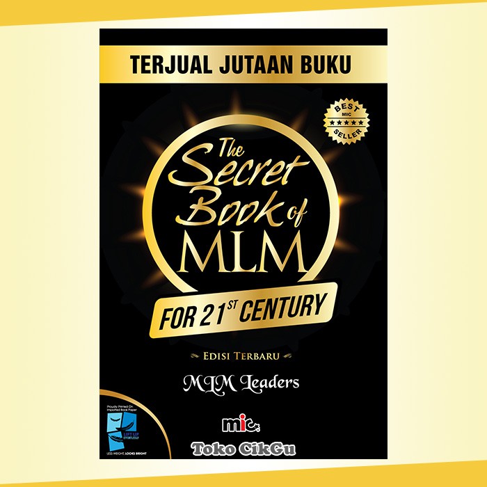 Jual Buku The Secret Book of MLM For 21st Century | MLM Leaders ...