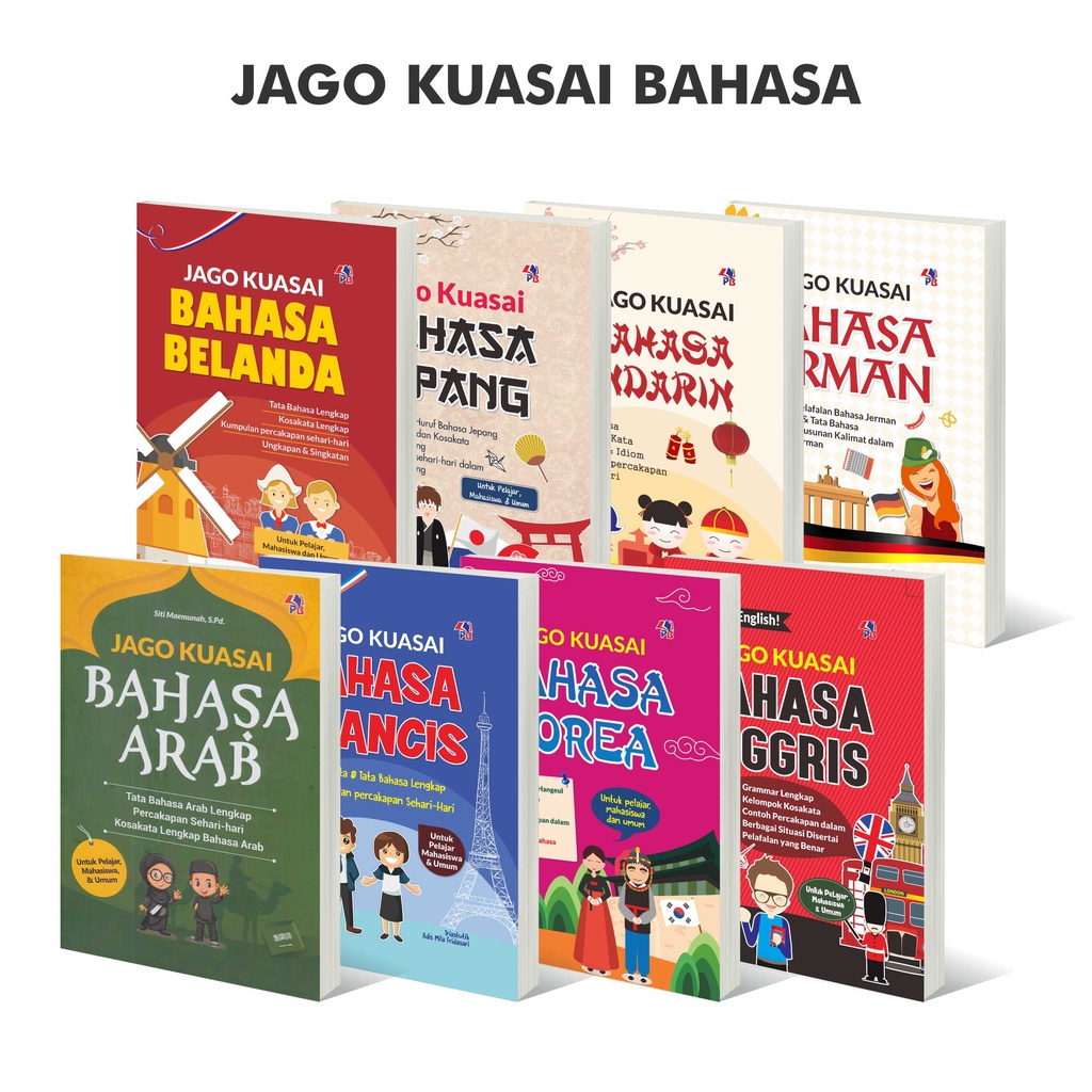 Jual Buku Bahasa Jepang Jago Kuasai Bahasa Inggris Arab Jepang Korea Mandarin Jerman Prancis ...
