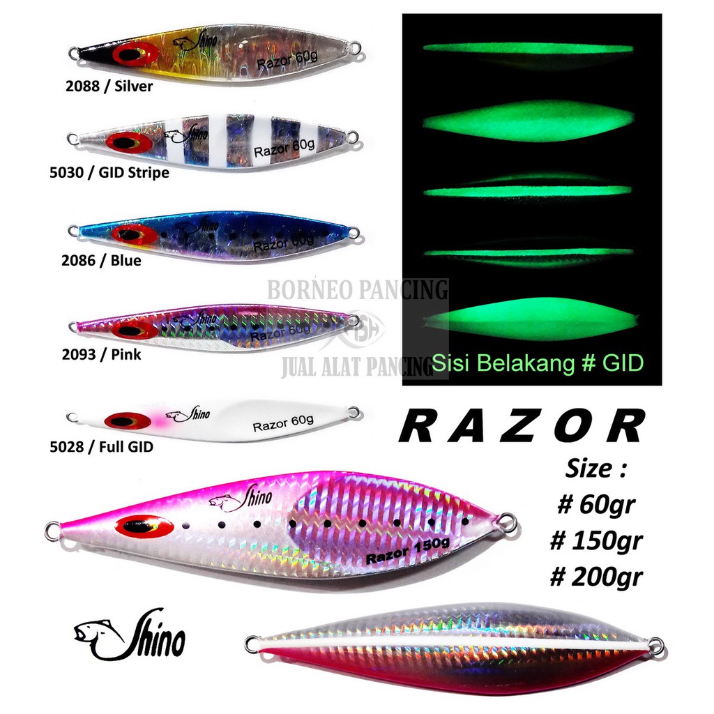 Jual Shino Jig - RAZOR 150gr | Shopee Indonesia