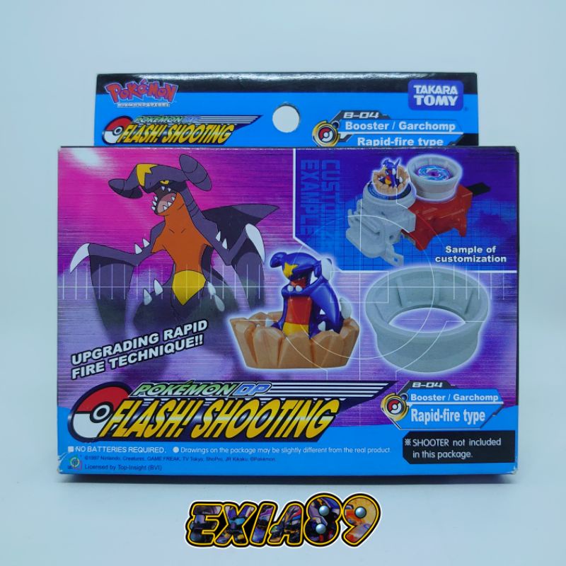 Jual Pokemon DP Flash Shooting B-04 Booster - Garchomp Rapid Fire Type ...