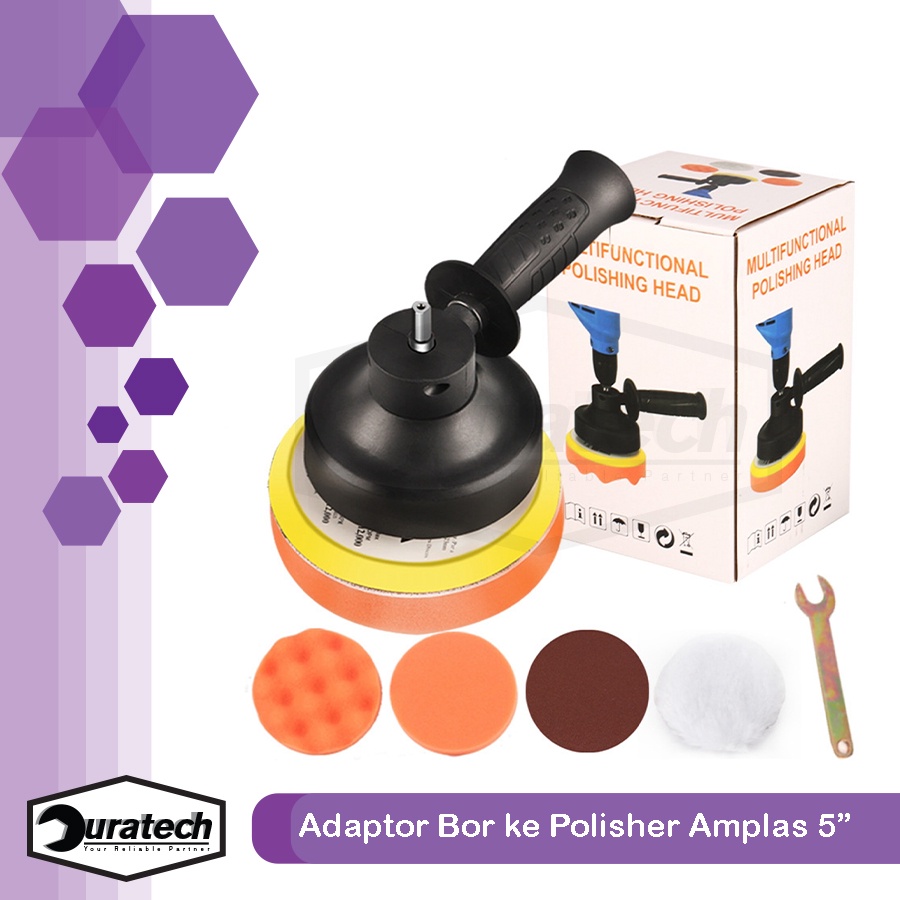 Jual Adapter mesin bor ke polisher poles amplas - Adaptor polisher 5 ...