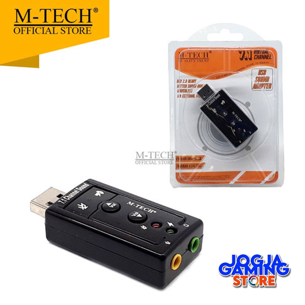 Jual M-TECH ORIGINAL CONVERTER USB SOUND 7.1 USB TO JACK SOUNDCARD ...