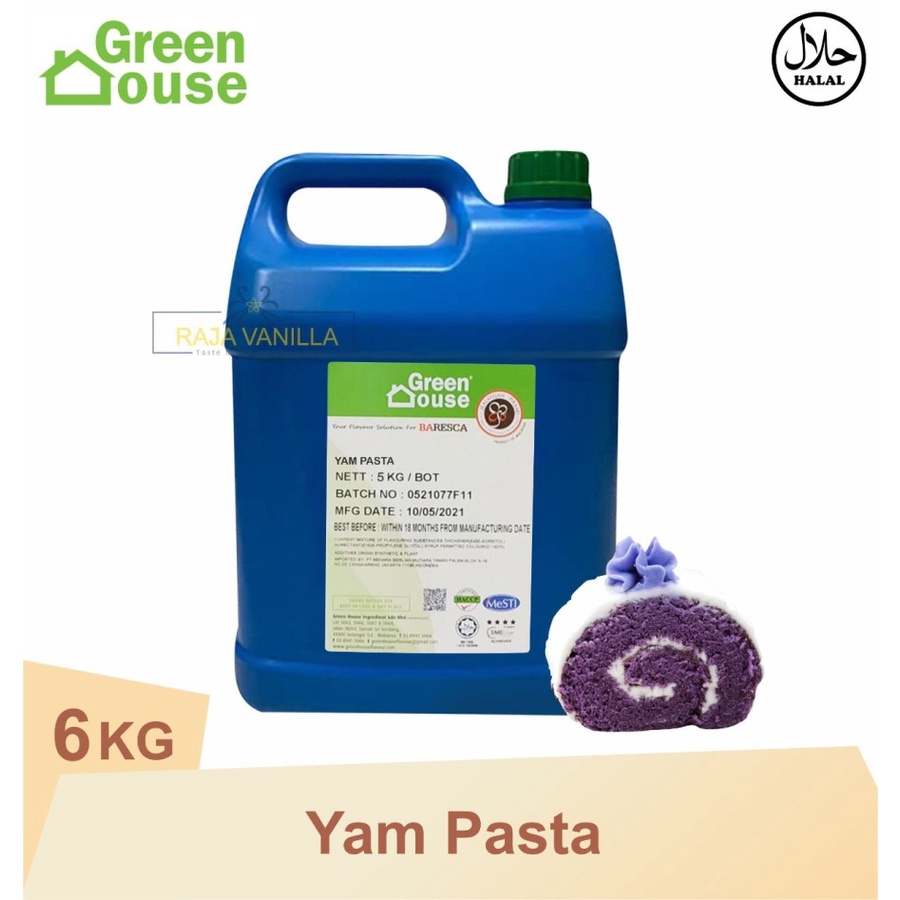 Jual Yam Emulco GH Perisa Malaysia ; pasta pewarna Bolu Talas - 6 kg ...