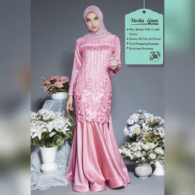 Jual REAL PICT MEVKA GAUN Gaun Pesta Gaun Kondangan Seragam | Shopee ...