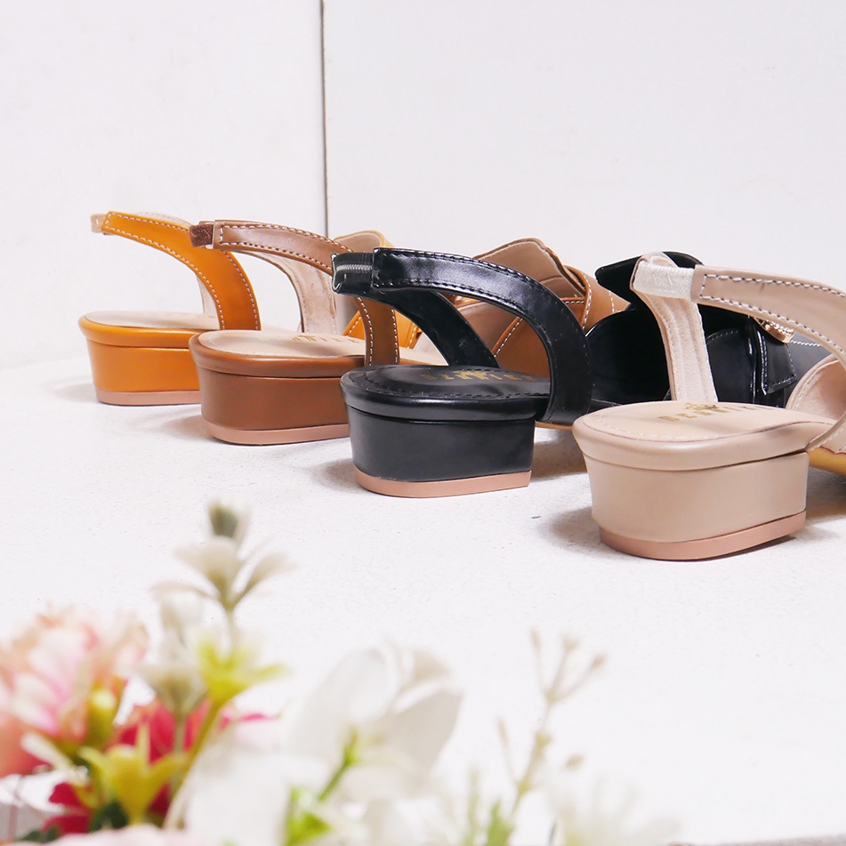 Jual Bernike Shoes - Sepatu Wanita Nariya Slingback Heels Wanita 3 cm ...