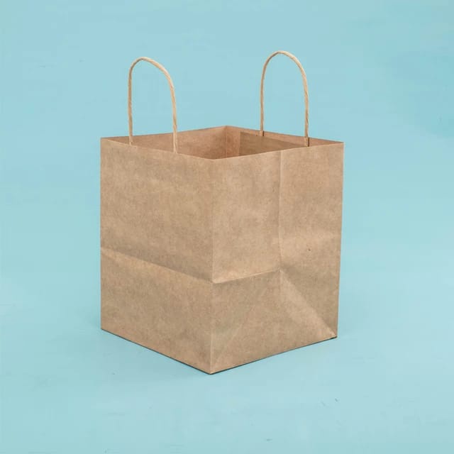 Jual Paperbag Foodbag lunch box 25x25x35cm Tali kertas bento box cake ...