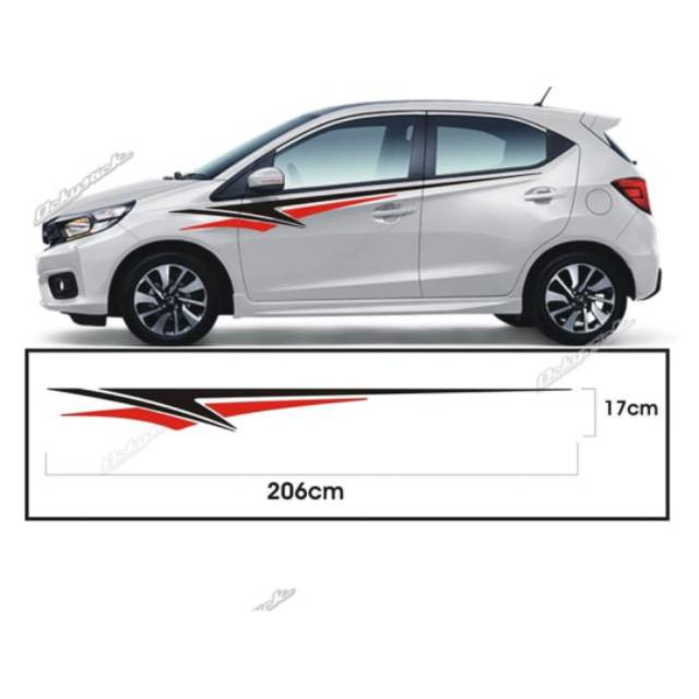 Jual Sticker brio Cutting Stiker Mobil Honda Brio Satya All Mobil Bisa ...