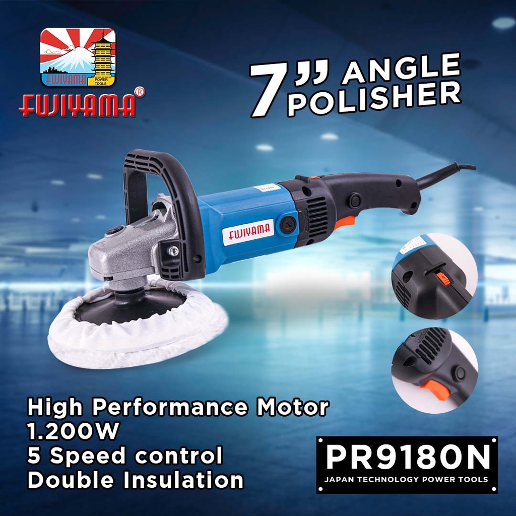 Jual MESIN POLES CAT MOBIL 7" PR9180N POLISHER 7 INCH VARIABLE SPEED ...