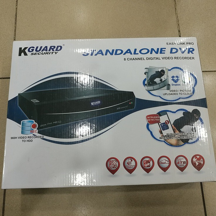Jual KGUARD Security EL822 8 Channel DVR | Shopee Indonesia