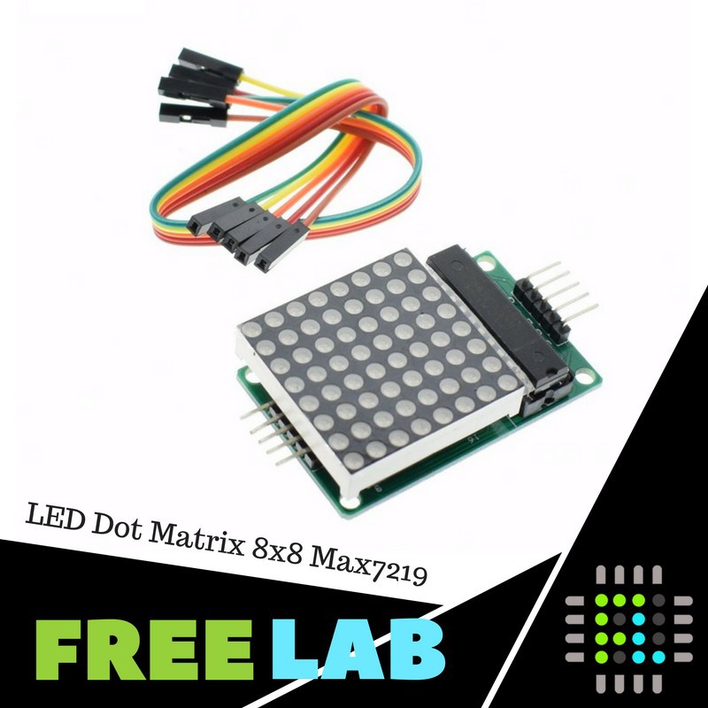 Jual Modul LED dot matrix MAX7219 Arduino compatible | Shopee Indonesia