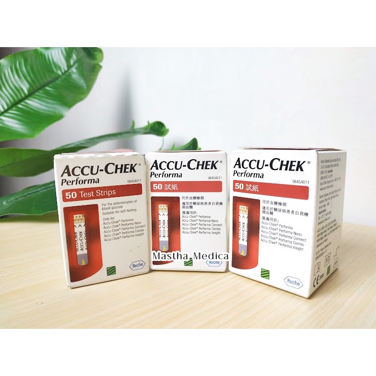 Jual Stik Stick Strip Accu Chek Chek Performa (Nano Connect Combo ...