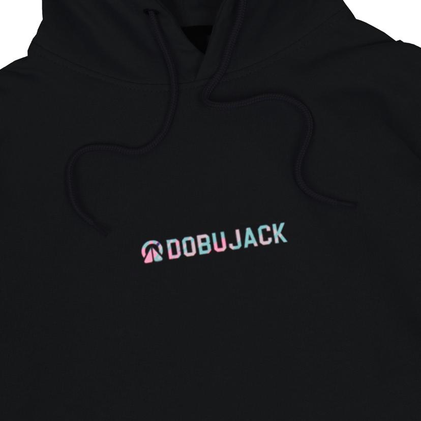 Jual 한국 Dobujack Little Logo Abstract Black Hoodie Trend | Shopee Indonesia